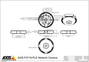 P3719-PLE (AXIS) - システムケイカメラ