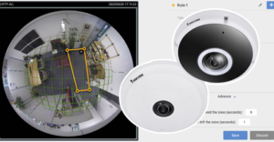 12MPフィッシュアイ（魚眼）AIカメラ～VIVOTEK Smart 360 VCA機能～ - システムケイカメラ