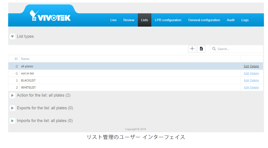 IB9387-LPR (VIVOTEK) - システムケイカメラ
