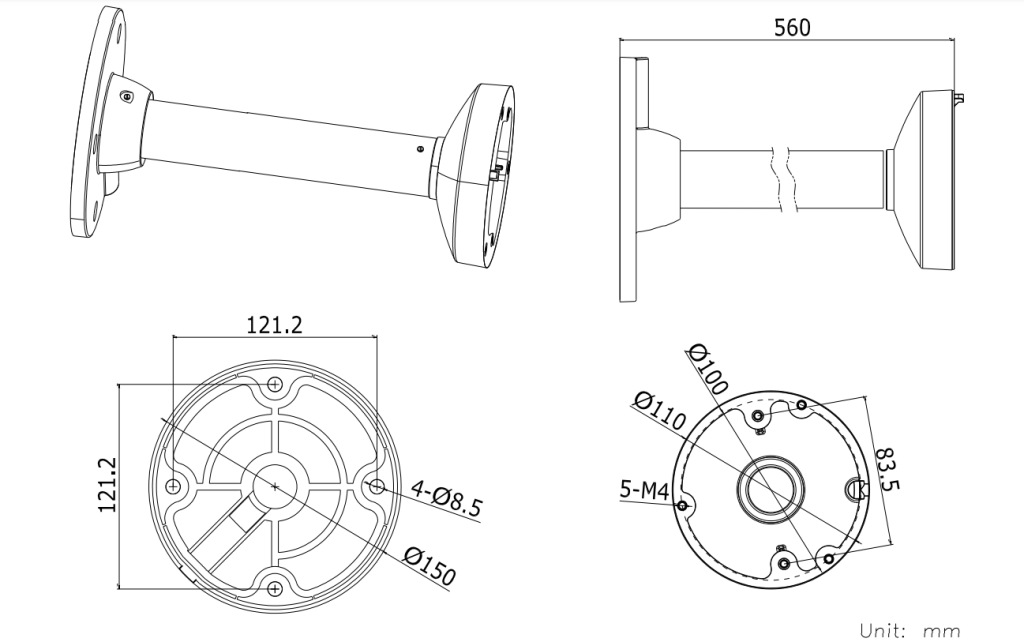 DS-1271ZJ-110 (HIKVISION) - システムケイカメラ
