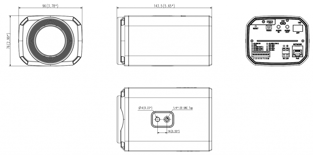 XNZ-6320A (Hanwha Vision) - システムケイカメラ