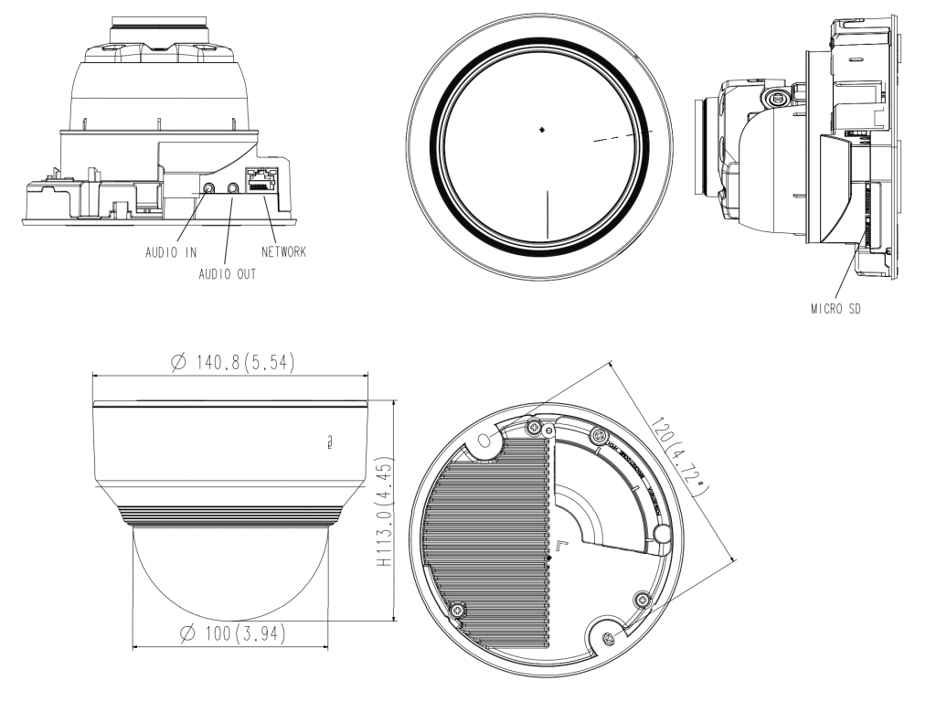 XND-6080 (Hanwha Vision) - システムケイカメラ