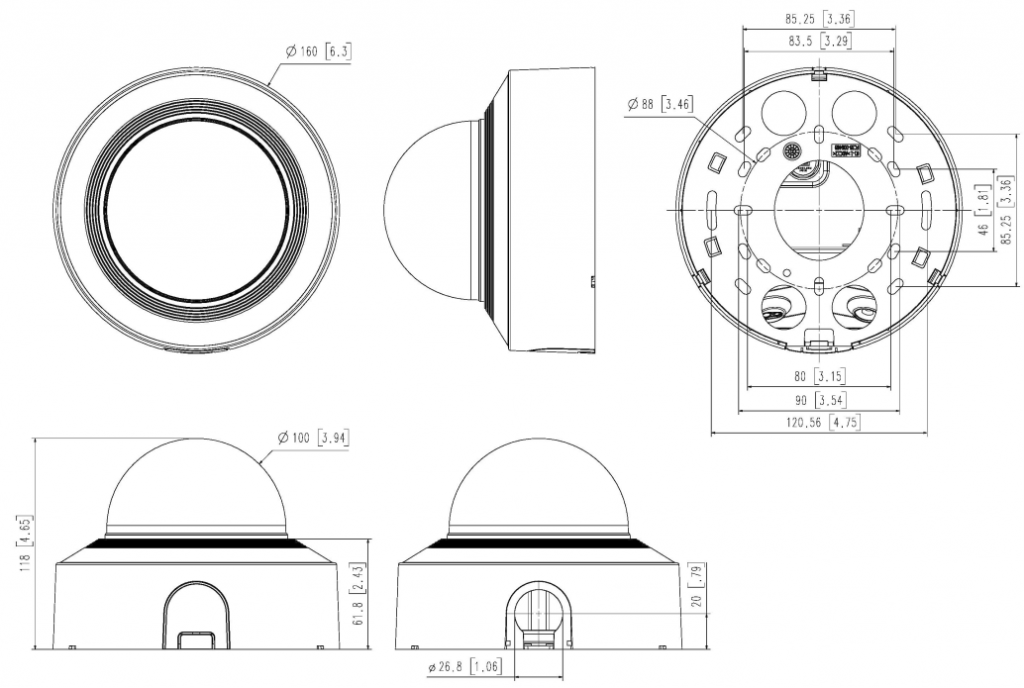 XND-C6083RV (Hanwha Vision) - システムケイカメラ