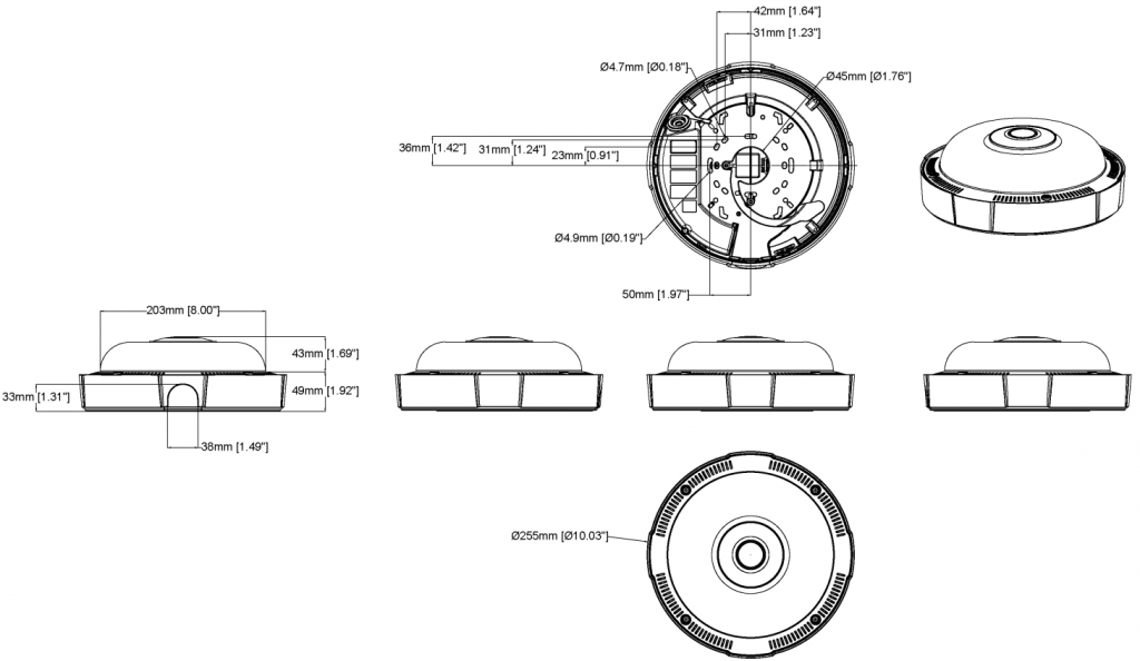 P3737-PLE パノラマカメラ (AXIS) - システムケイカメラ