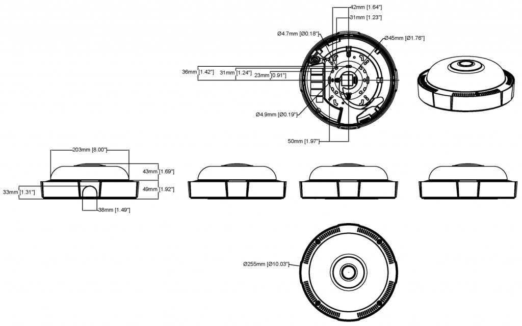 P3738-PLE パノラマカメラ (AXIS) - システムケイカメラ