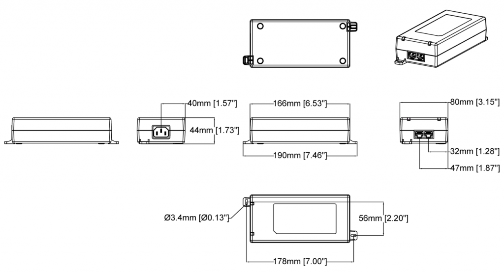 TU8004 90 W ミッドスパン (AXIS) - システムケイカメラ