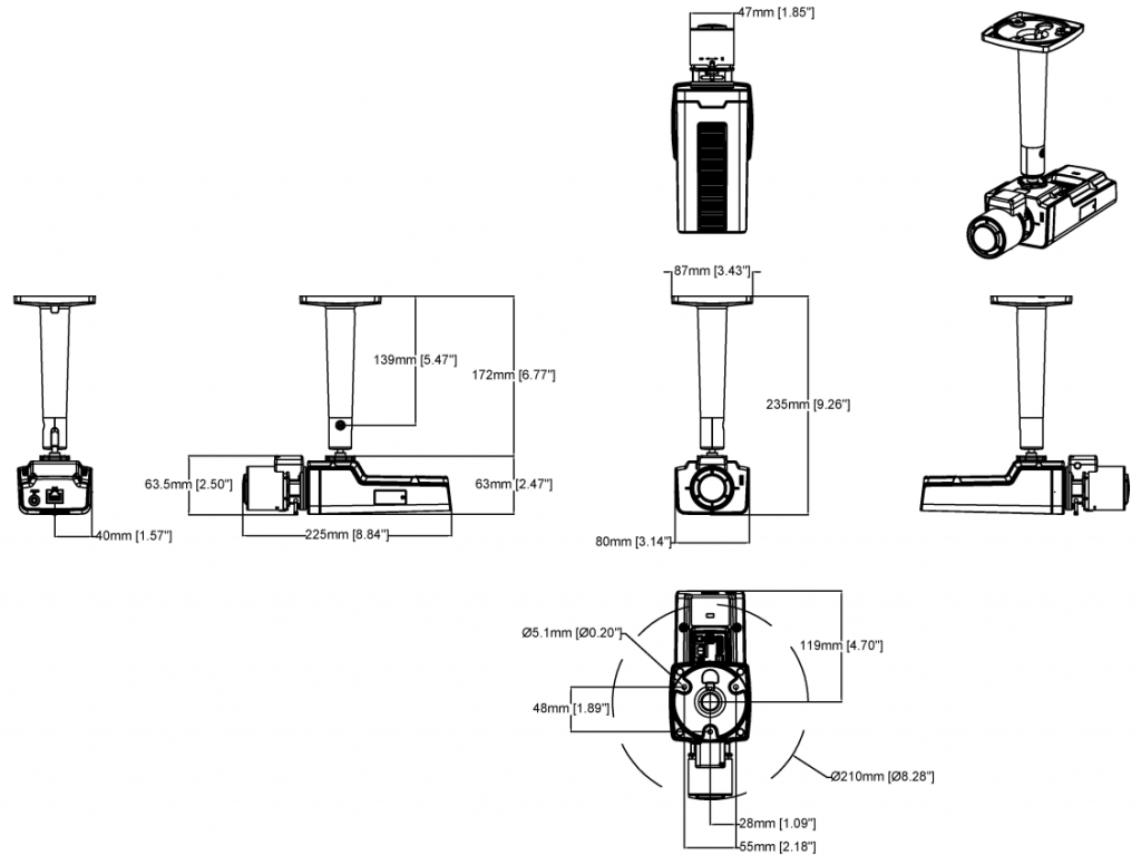 P1385 ボックスカメラ (AXIS) - システムケイカメラ