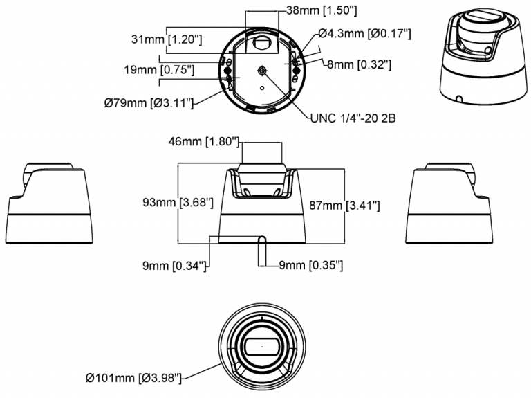 M3125-LVE ドームカメラ (AXIS) - システムケイカメラ